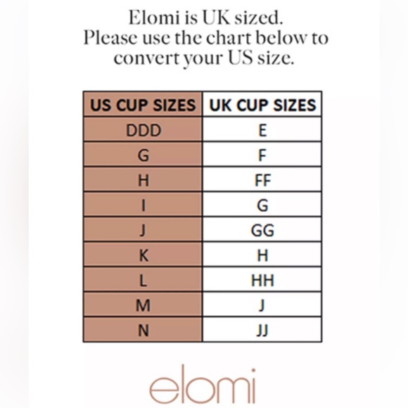 Elomi | Intimates & Sleepwear | Bras Elomi Sz 46i Cate Full Figure ...